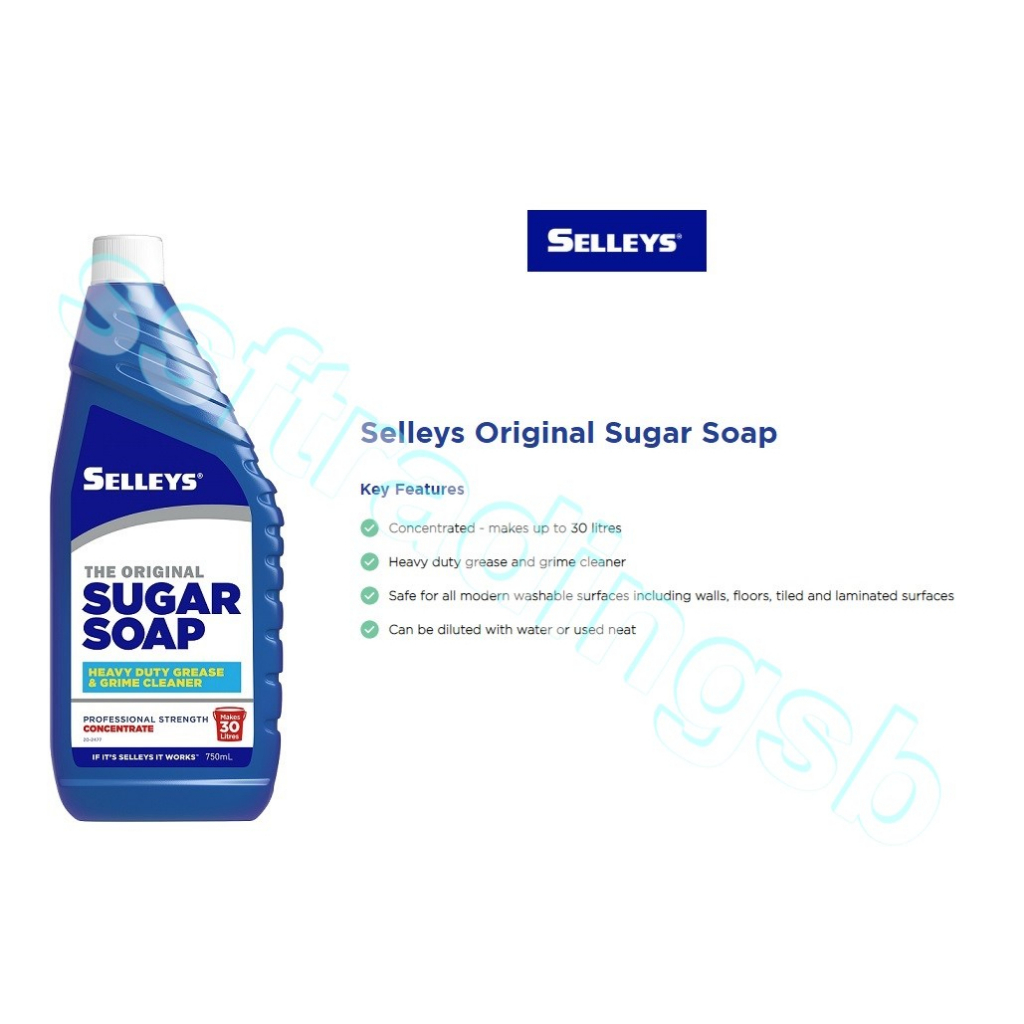 SELLEYS ORIGINAL SUGAR SOAP / 750ML ORIGINAL SUGAR SOAP | Shopee Malaysia