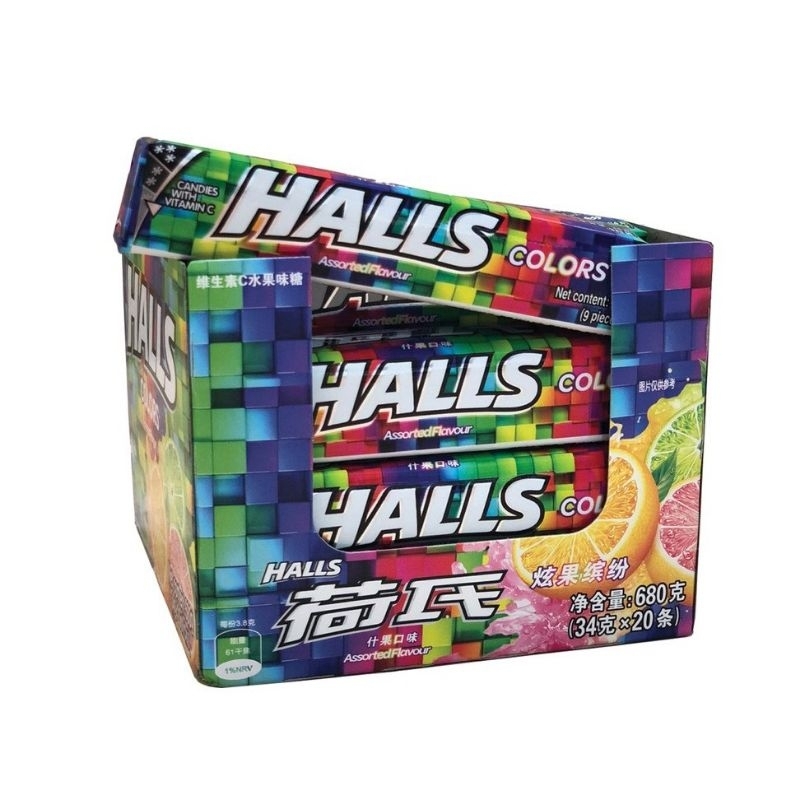HALLS Candy 34g x 20sticks [Assorted] | Shopee Malaysia