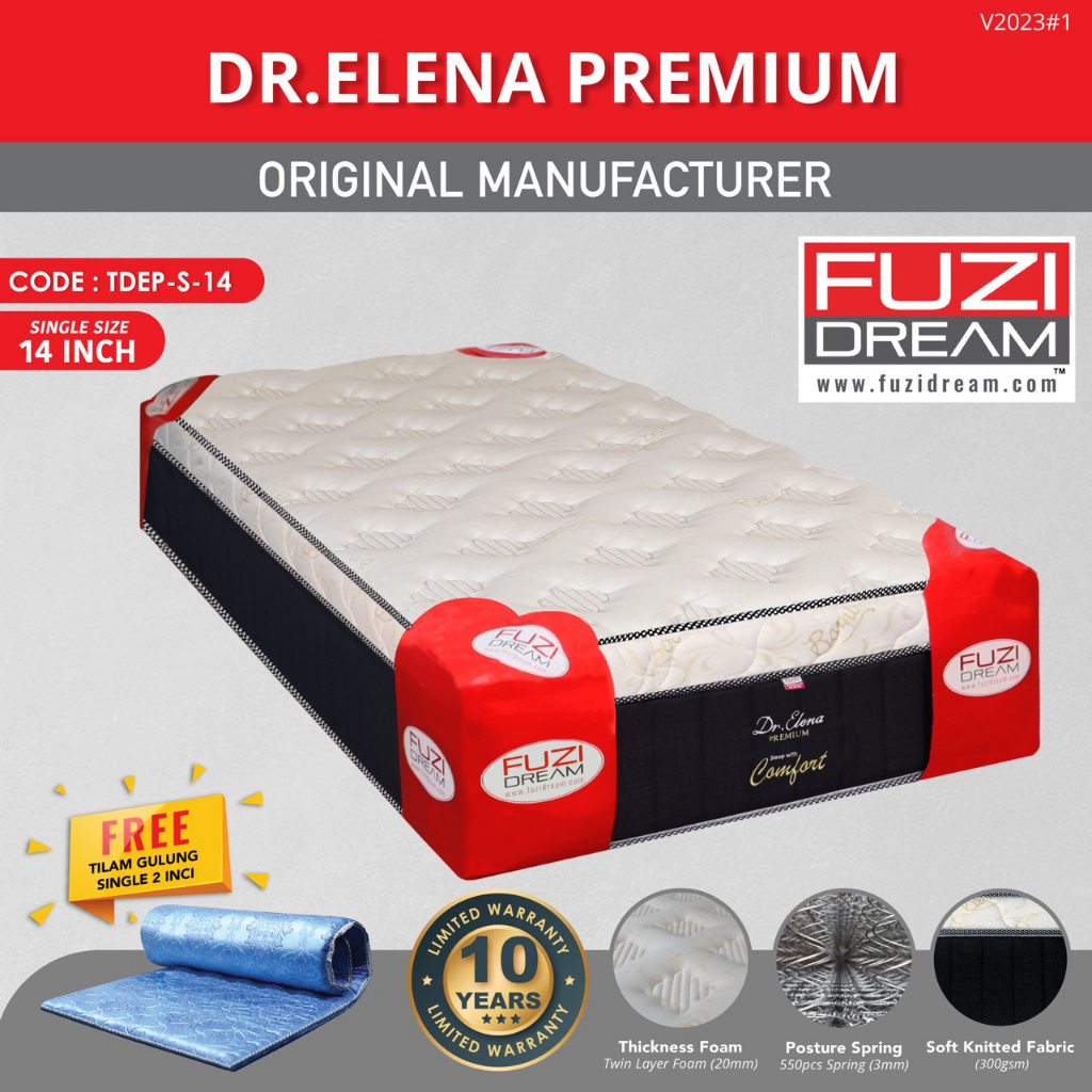 TILAM DR ELENA - SPRING MATTRESS FUZI DREAM | Shopee Malaysia