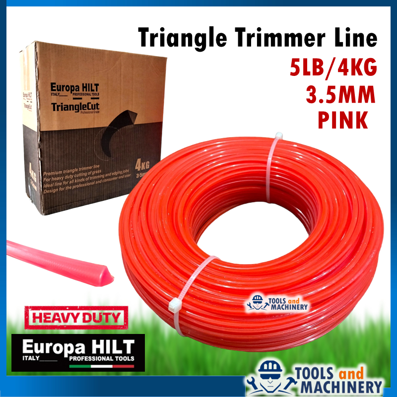3.5mm Europa Hilt Grass Cut Nylon Triangle / Triangle Trimmer Lines heavy duty / Tali mesin ...