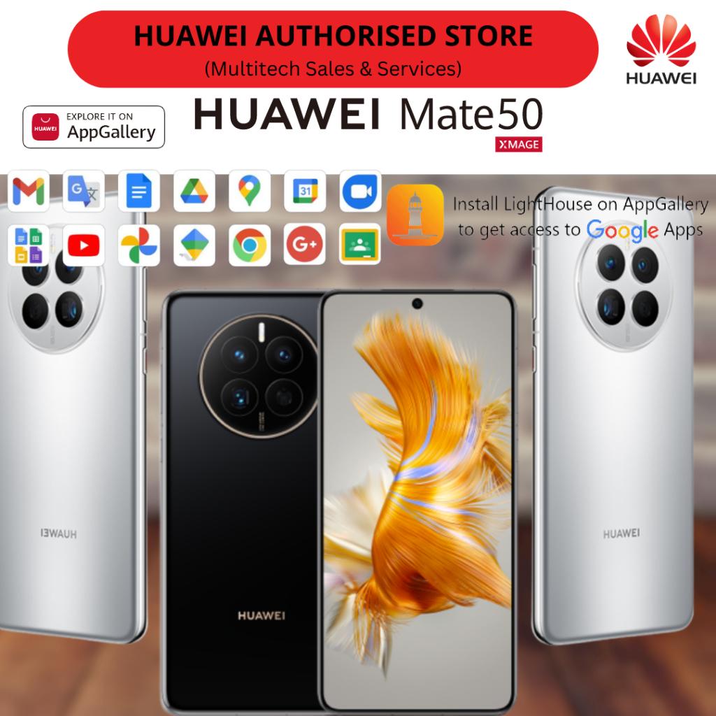 Mate 50 Smartphone 8GB + 256GB Ultra Aperture XMAGE Camera OLED Display 4470mah Battery Wireless ...