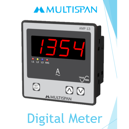 MULTISPAN 3phase digital ammeter 1 display AMP-13 96X96 | Shopee Malaysia