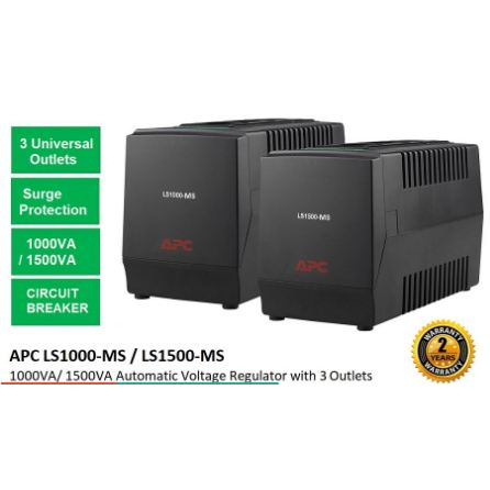 APC Line-R 1000VA Automatic Voltage Regulator AVR LS1000-MS 1000VA 230V ...