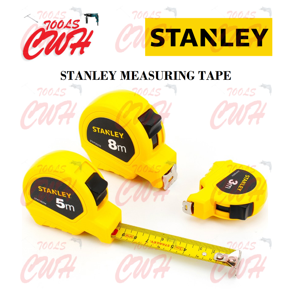 STANLEY 3M 5M 8M MEASUREMENT TAPE RULER MEASURE MEASURING MEASURER ...