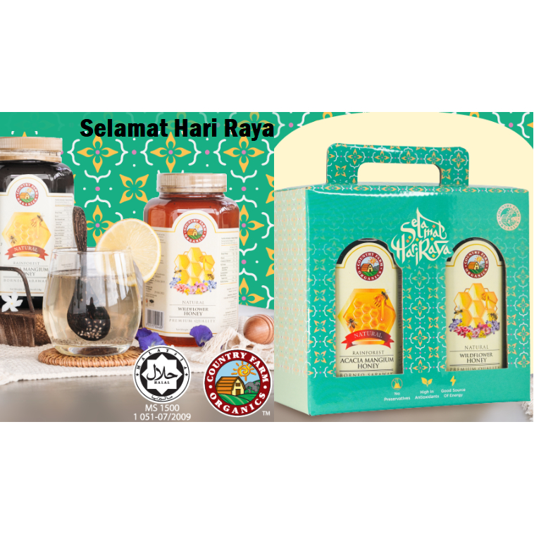 HARI RAYA Gift Hamper 100% pure Wildflower honey and Acacia Honey from ...