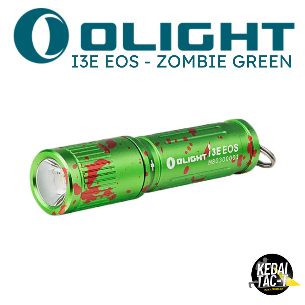 Olight I3E EOS Zombie Green Keychain Flashlight - MALAYSIA READY STOCK ...