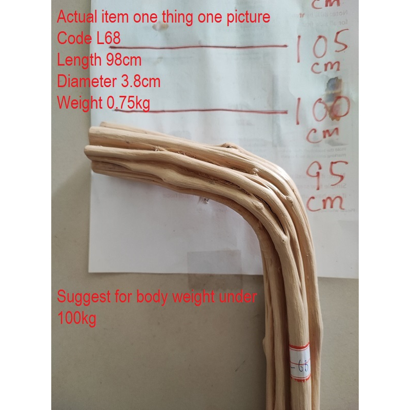Solid Wood Hiking crutches, Old people Wooden Walking Sticks, Old Man ...
