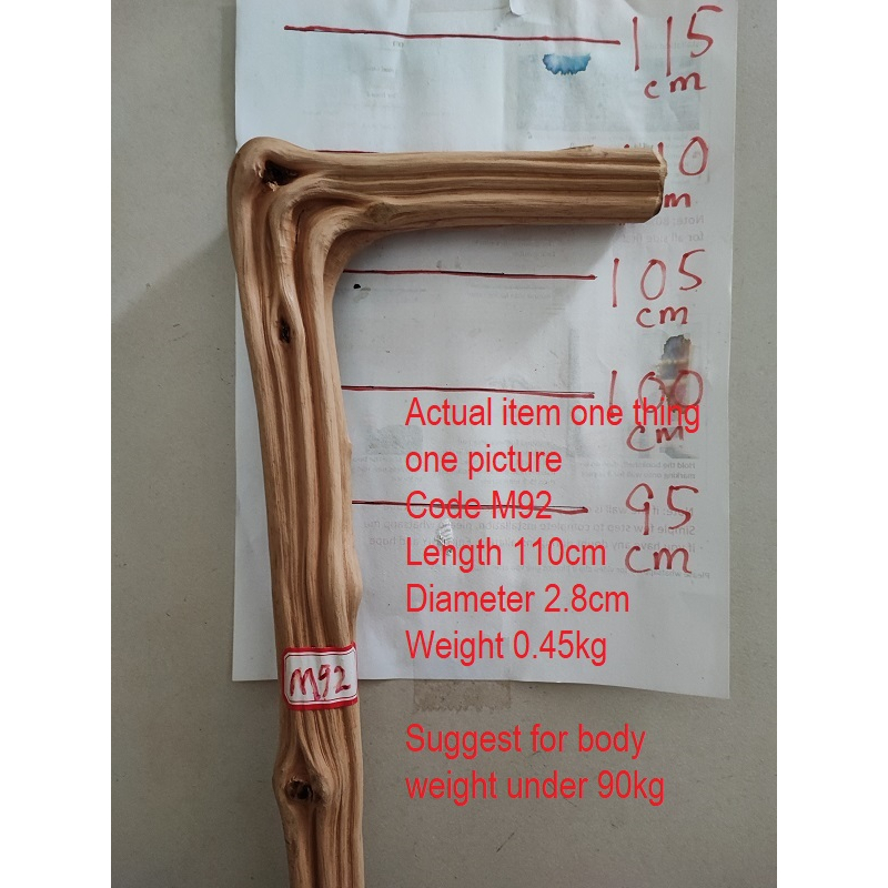 Solid Wood Hiking crutches, Old people Wooden Walking Sticks, Old Man ...