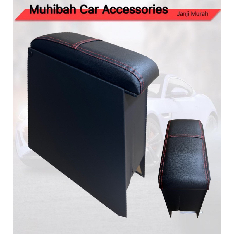 Axia 2023 High Quality Armest l Console Box Buatan Malaysia | Shopee ...