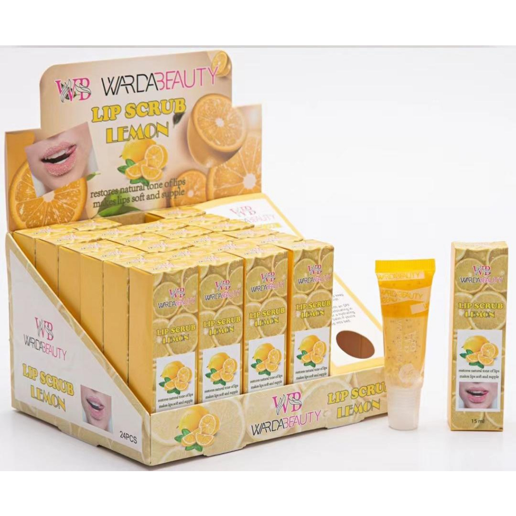 NEW READY STOCK warda_beauty lip scrub l-emon | Shopee Malaysia