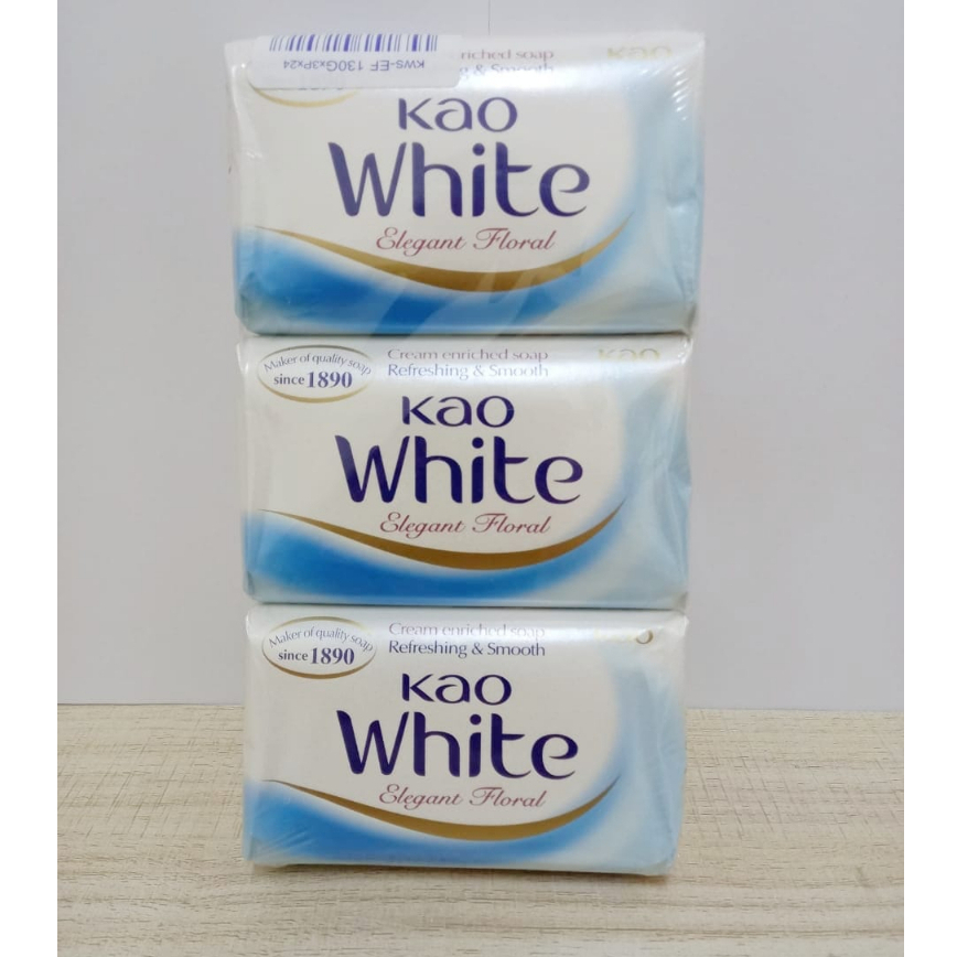Kao White Elegant Floral Soap 130G X 3Pcs | Shopee Malaysia
