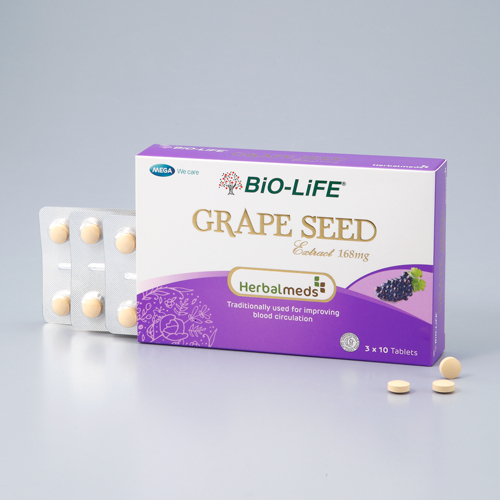 Bio-Life Herbalmeds Grape Seed 168mg 30 Tablets | Shopee Malaysia