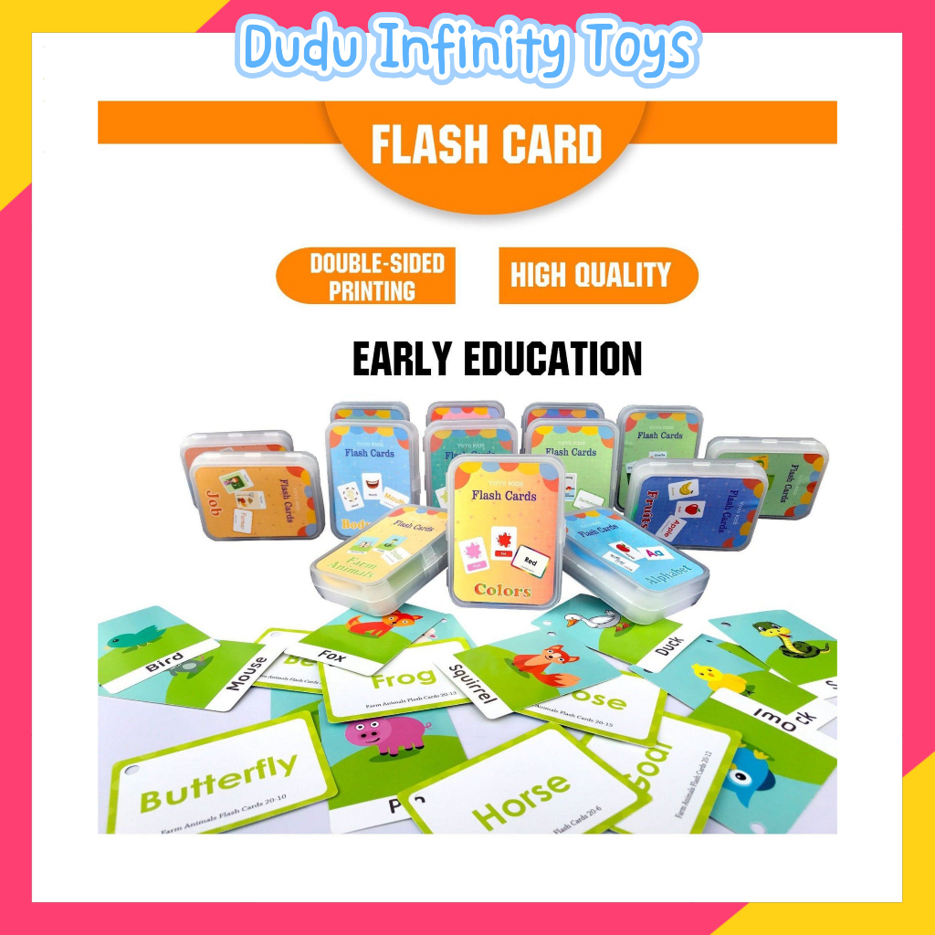 Early Learning Flash Card for Baby Big Flash Card for Kids Educational ...