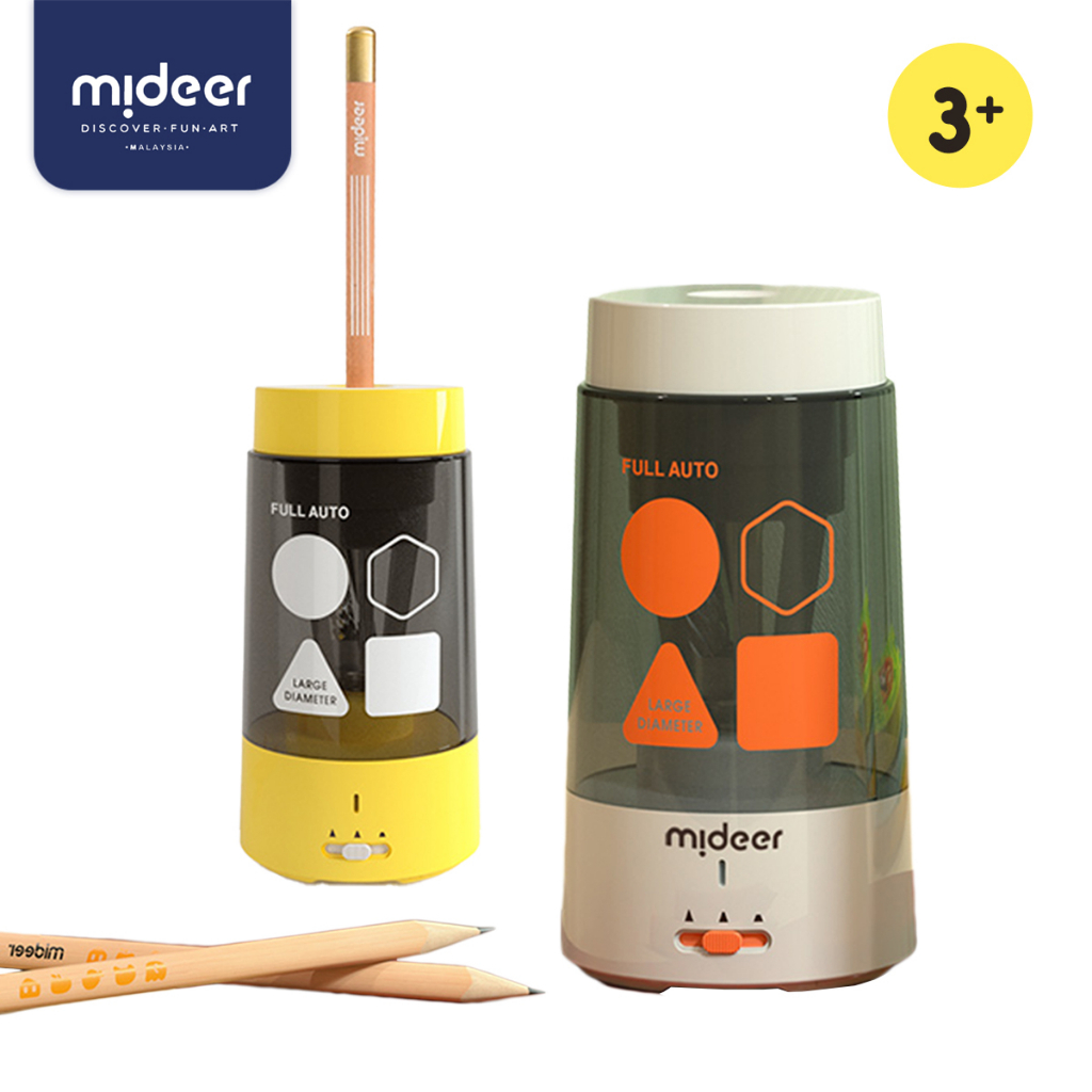 Mideer Fully Automatic Pencil Sharpener- 2 Designs Available | Shopee ...