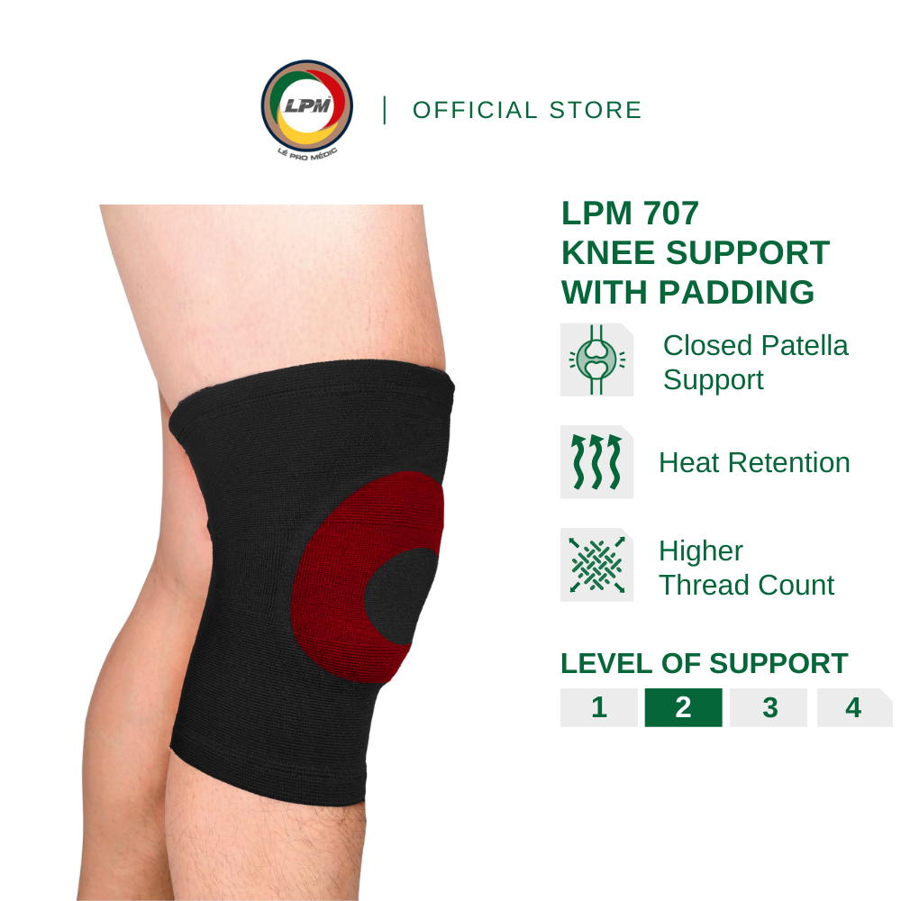 LPM Knee Guard 707 Padded Knee Support for Knee Protection & Knee Pain ...