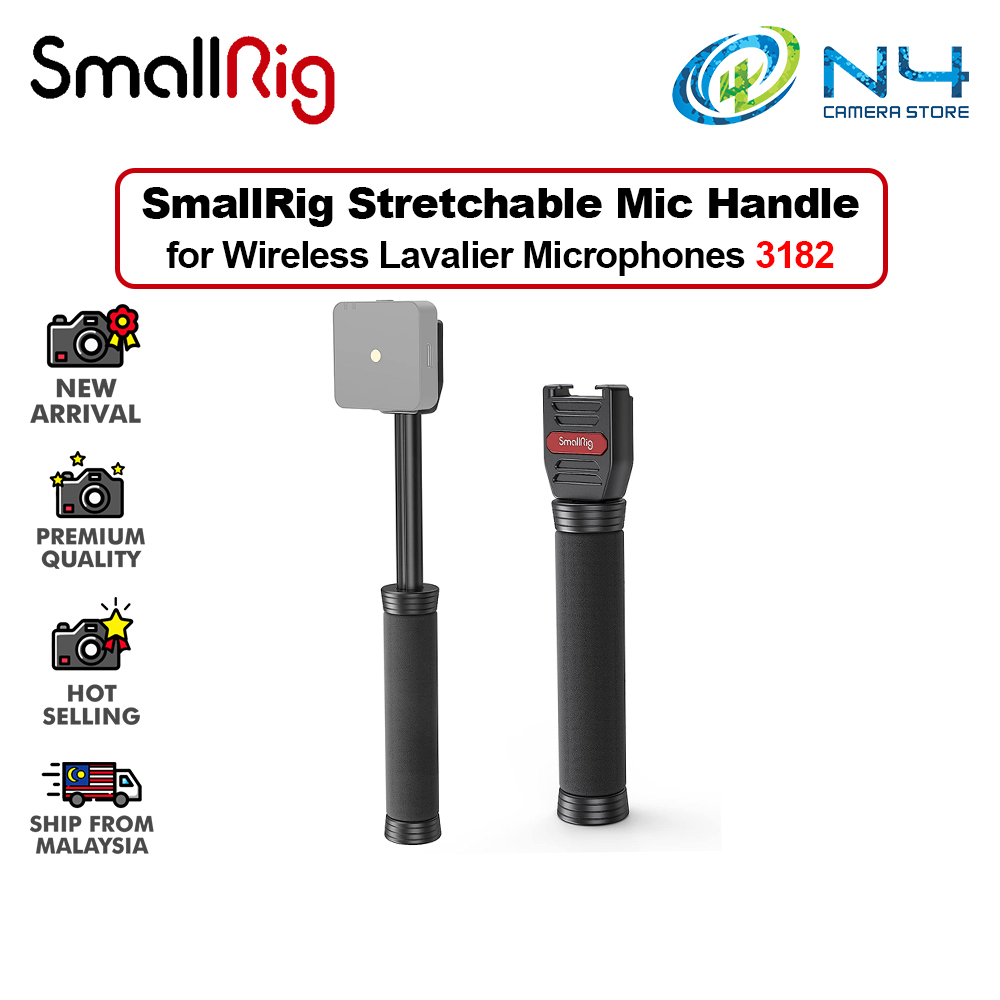 SmallRig Interview Microphone Handle , Stretchable Mic Handle for RODE ...