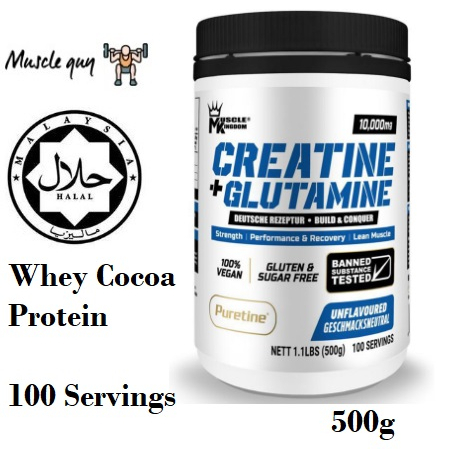 Muscle Kingdom (MK) Creatine Monohydrate + Glutamine Muscle Kingdom ...