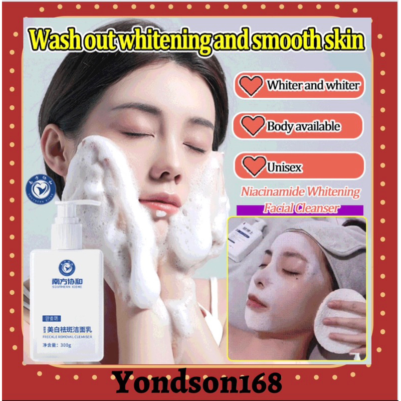 Southern Xiehe Niacinamide Whitening Facial Cleanser Freckle Removal