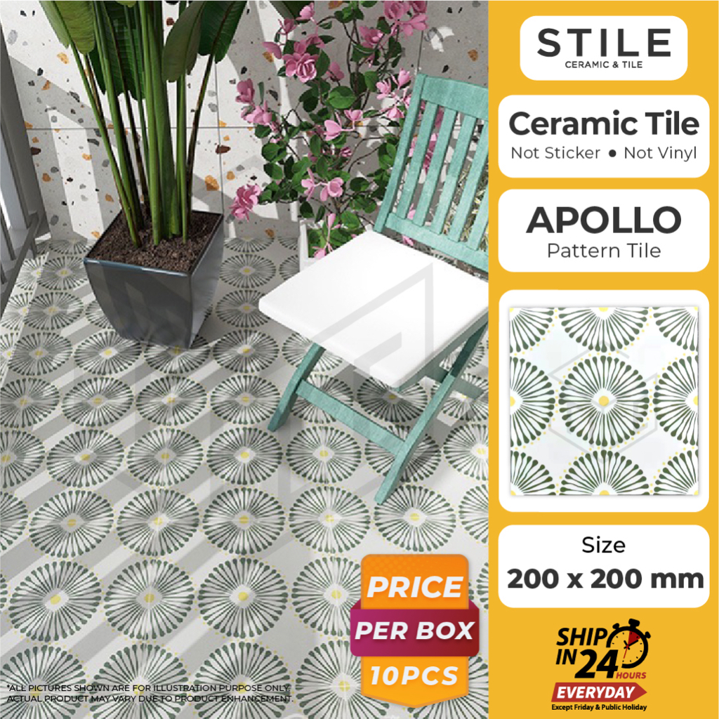 [REAL TILE] 10 PCS APOLLO MOSAIC TILES/MOZEK/CERAMIC TILES/MOZEK DAPUR ...