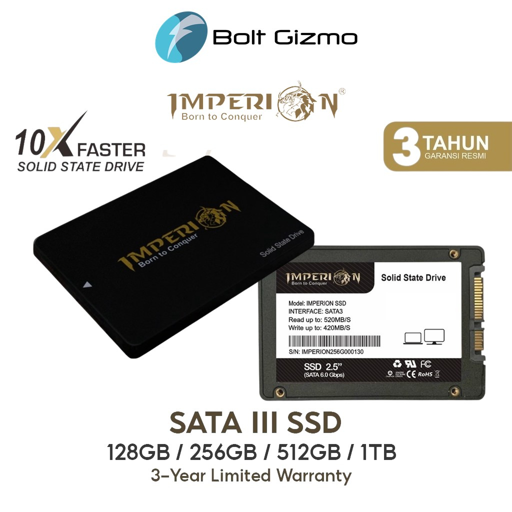 Imperion SSD 2.5" 128GB 256GB 512GB 1TB Internal SATA 3 SSD NAND TLD ...