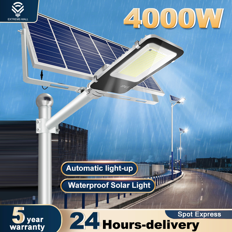 Solar light Outdoor lighting 6000W IP65 Waterproof Lampu solar ...