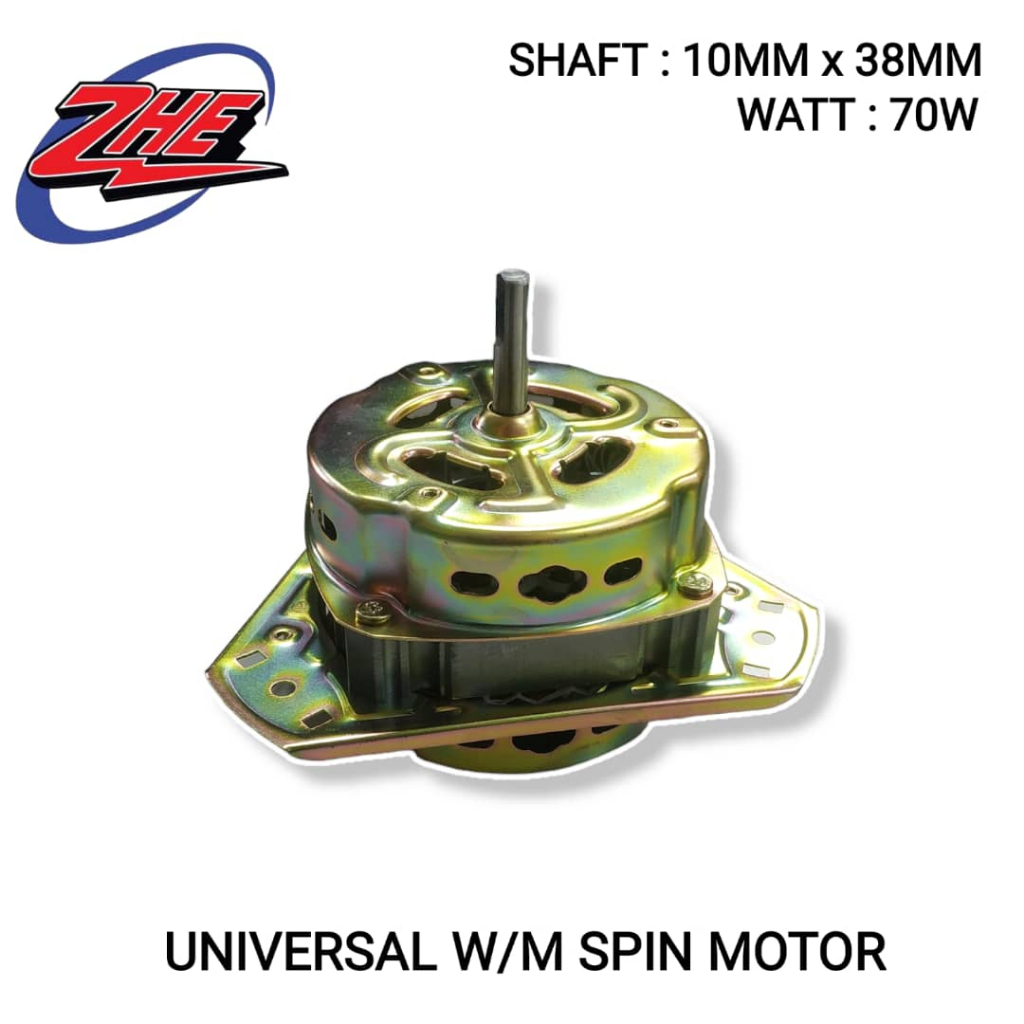 UNIVERSAL 70W SEMI-AUTO WASHING MACHINE SPIN MOTOR W1807 / MOTOR KERING ...