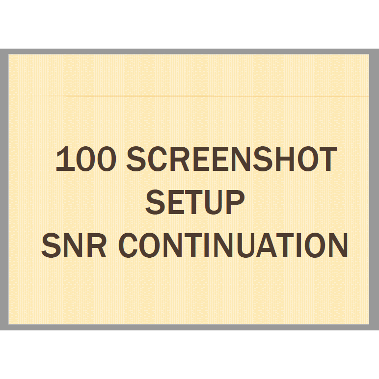 100 SCREENSHOT SETUP SNR CONTINUATION | Shopee Malaysia