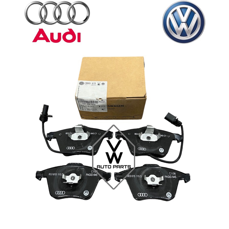 ( 100% ORIGINAL ) AUDI TT TTS GOLF GOLF R FRONT DISC BRAKE PAD WITH ...