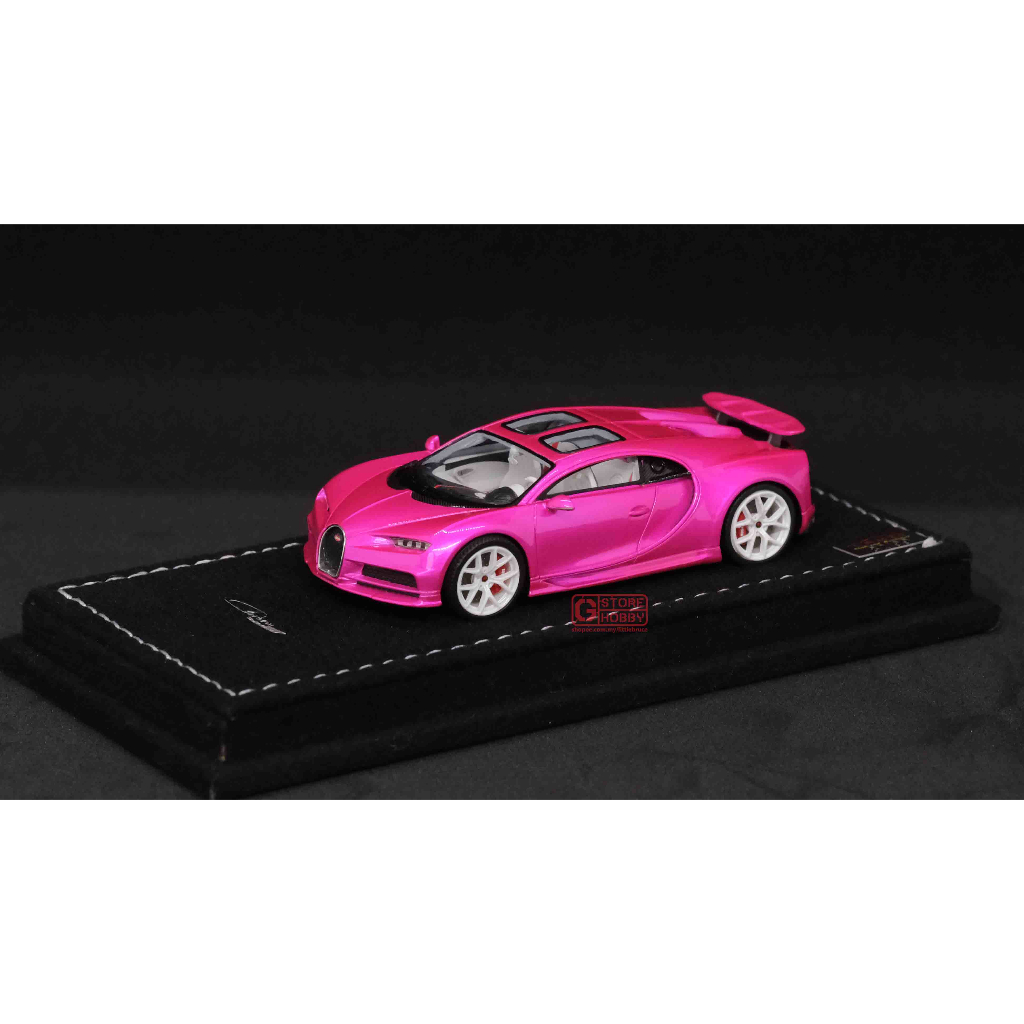 ART 1/64 Resin Model Pink Bugatti Chiron Sport Super Car Sky View ...