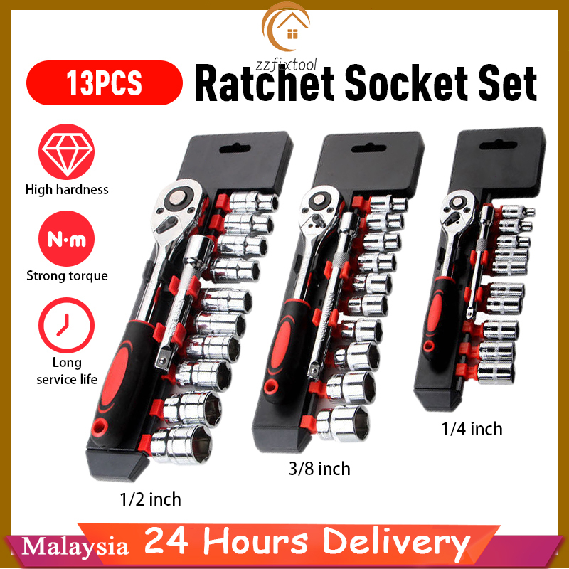 🔧Low Price🔧 Sepana Alatan Tangan Heavy Duty Ratchet Wrench Socket Heavy ...