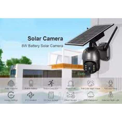 INTELLIGENT SOLAR ENERGY ALERT PTZ CAMERA (OUTDOOR/INDOOR) | Shopee ...