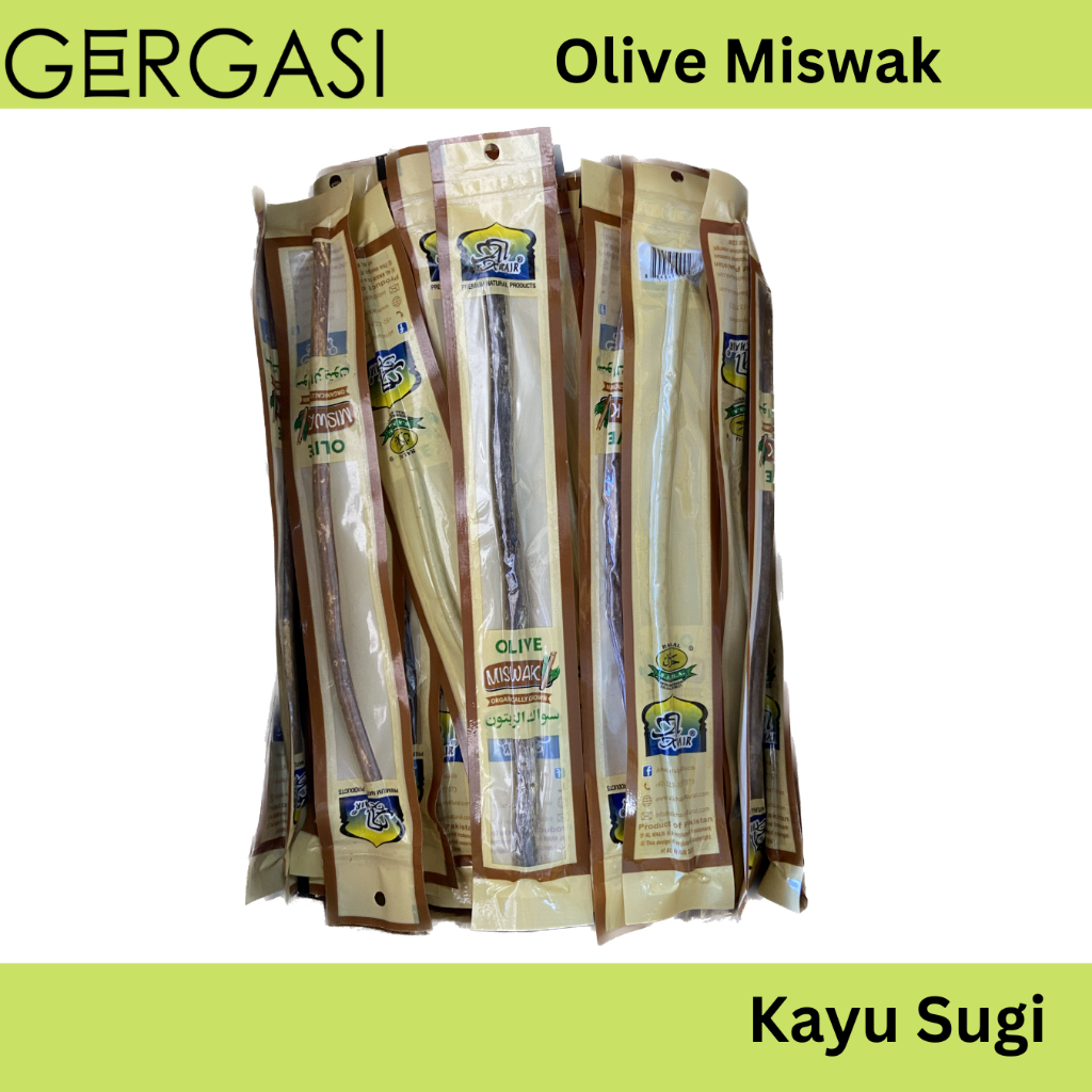 Gergasi Kayu Sugi Olive Miswak | Shopee Malaysia
