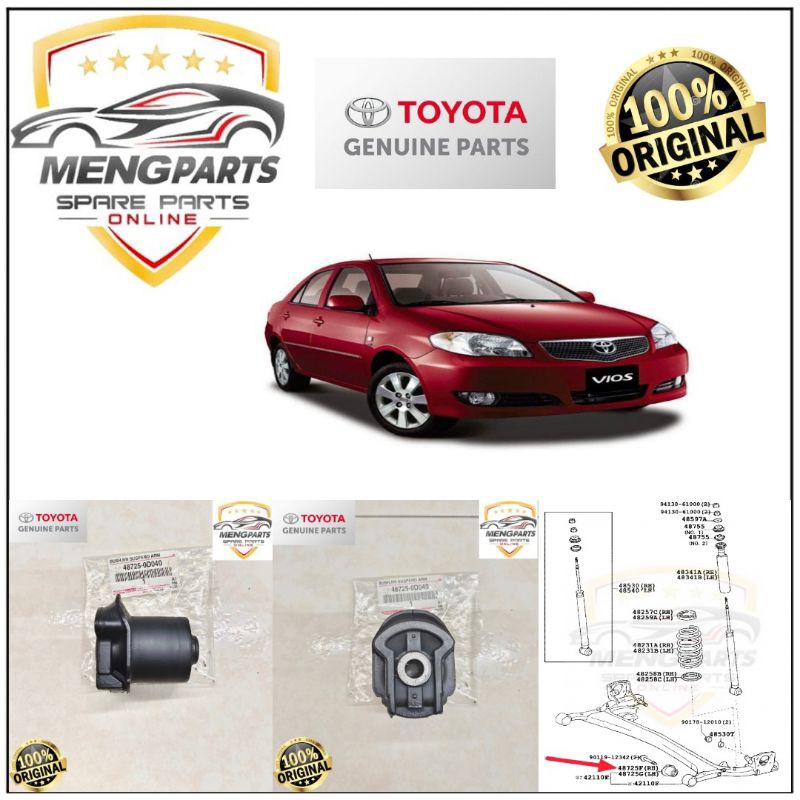 ORIGINAL 💯% TOYOTA VIOS NCP42 ,PERODUA AXIA , MYVI & VIVA REAR AXLE ...