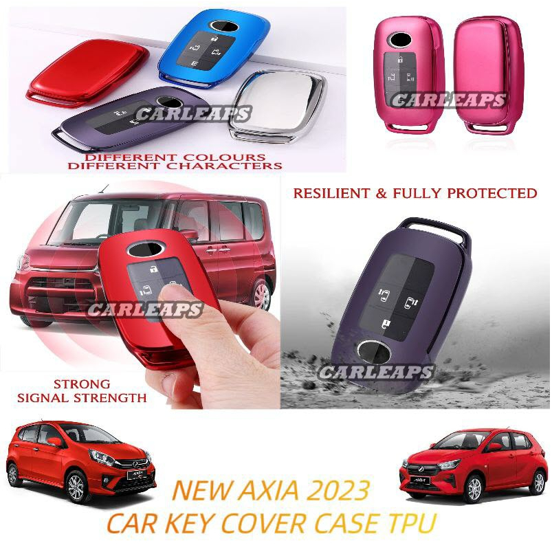 TCS NEW PERODUA AXIA 2023-2024 KEY COVER GARNISH CAR ACCESSORIES ...