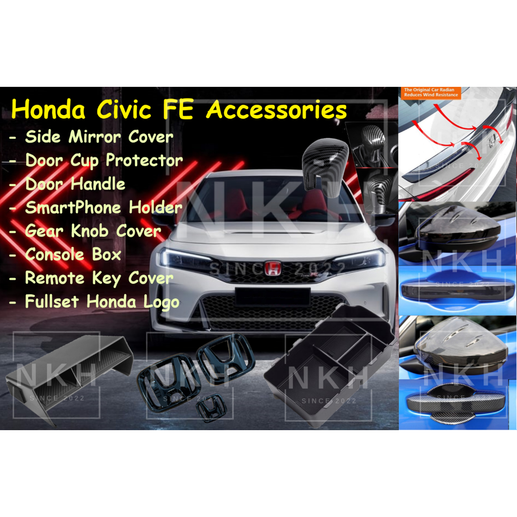 Honda Civic FE 11th 2022 Accessories Kereta Aksesori Gear Knob Door ...