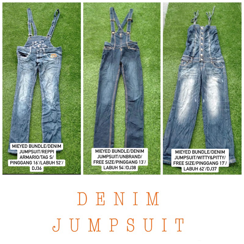 🔥OOTD BUNDLE HOT ITEM🔥OVERALL/DENIM JUMPSUIT HOT READY STOK | Shopee ...