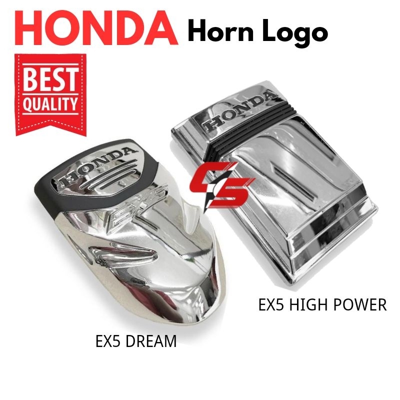 HONDA EX5 HIGH POWER LOGO EMBLEM SET LAMBANG LAMA FRONT PANEL HORN ...