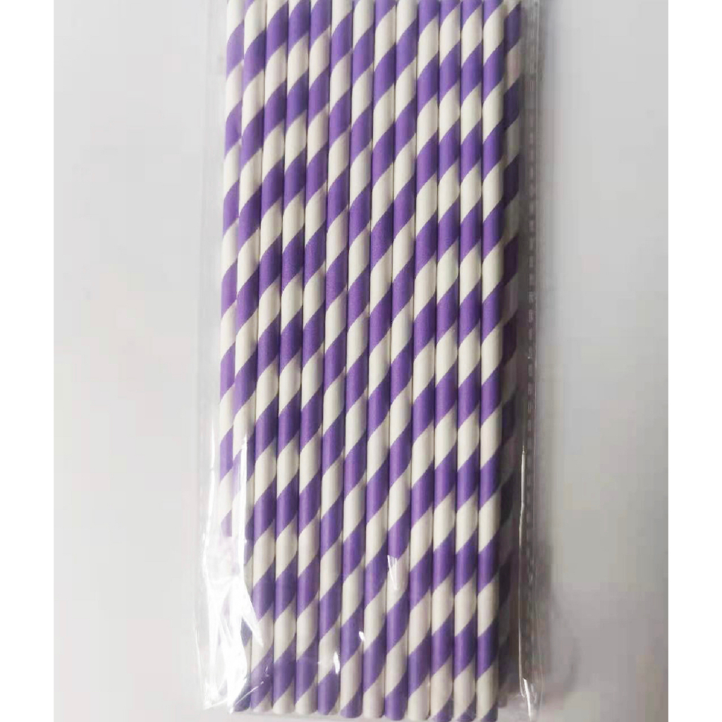 (Ready Stock)Drink Paper Straww Bubble Tea Disposable Beverage Straw ...