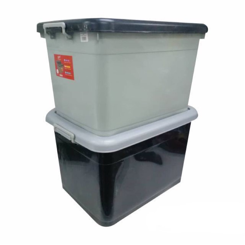 Super Big Storage Box With Wheel 155 Litres | Shopee Malaysia