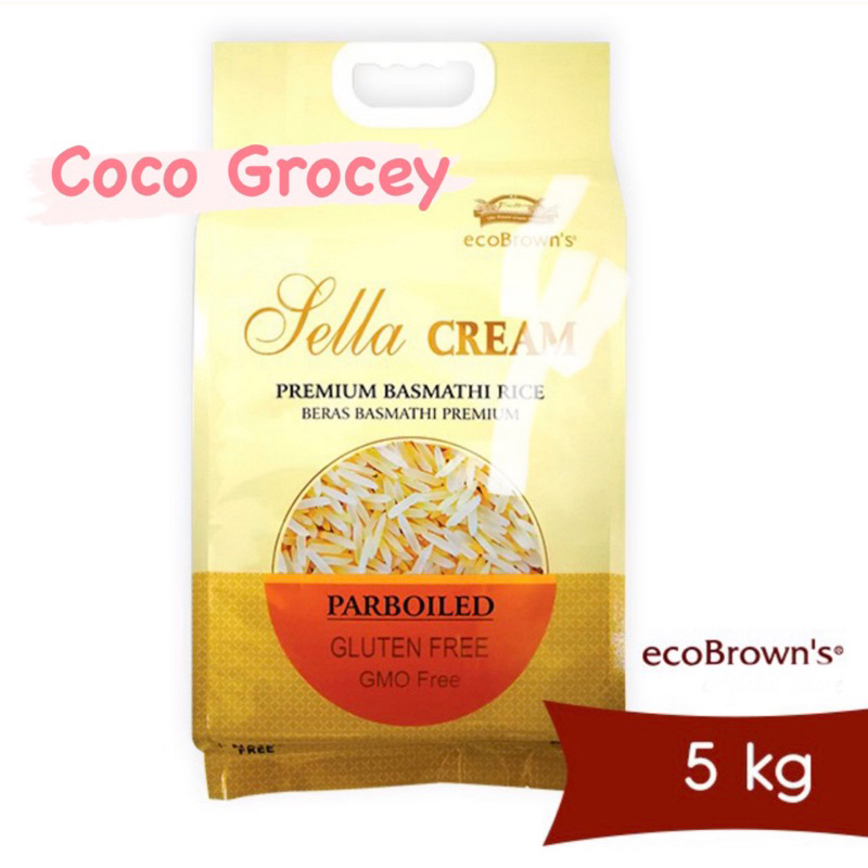 EcoBrown Sella Cream Basmathi 5kg | Shopee Malaysia
