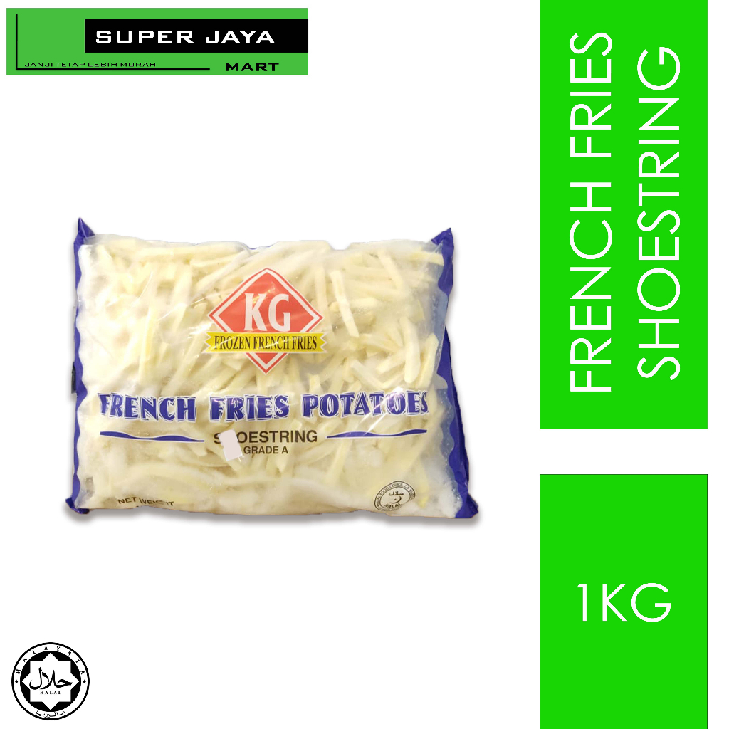KG's Frozen French Fries Shoestring 1kg | Shopee Malaysia