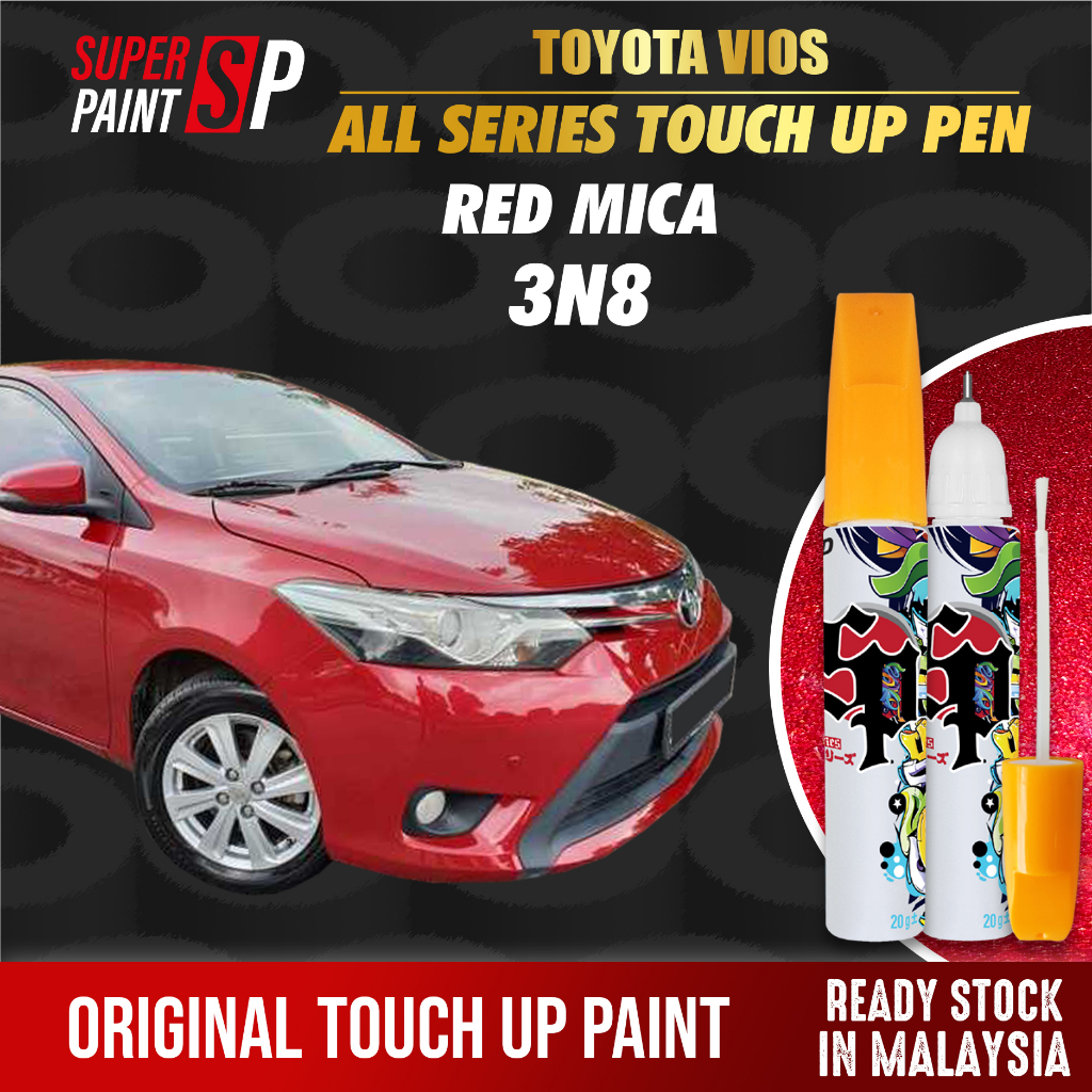 TOYOTA VIOS 】Car Touch Up Pen All Color Touch Up Paint Scratches Pro ...