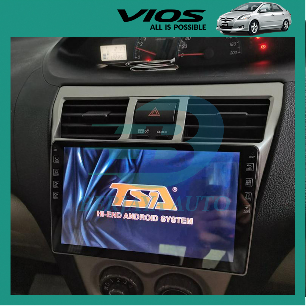 Toyota Vios Dugong 2007 - 2012 Panel Player Dashboard Casing 9 Inch ...