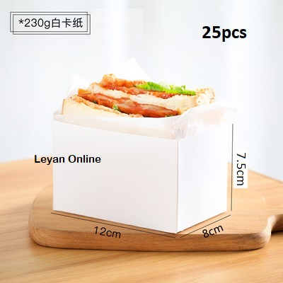 Kotak Bekas Roti / Korean Breakfast Toast Box / Burger Box / Sandwich ...