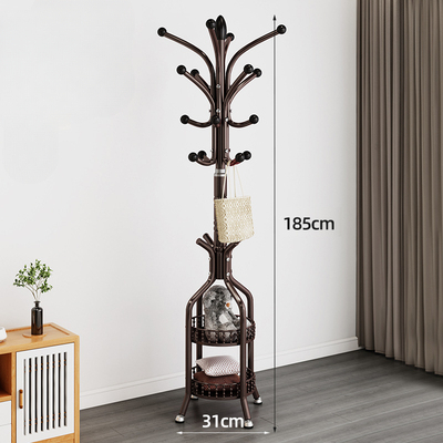 Pole Rack Hanger Hat Coat Metal Stand Garment Hang Clothes Rak Tiang ...