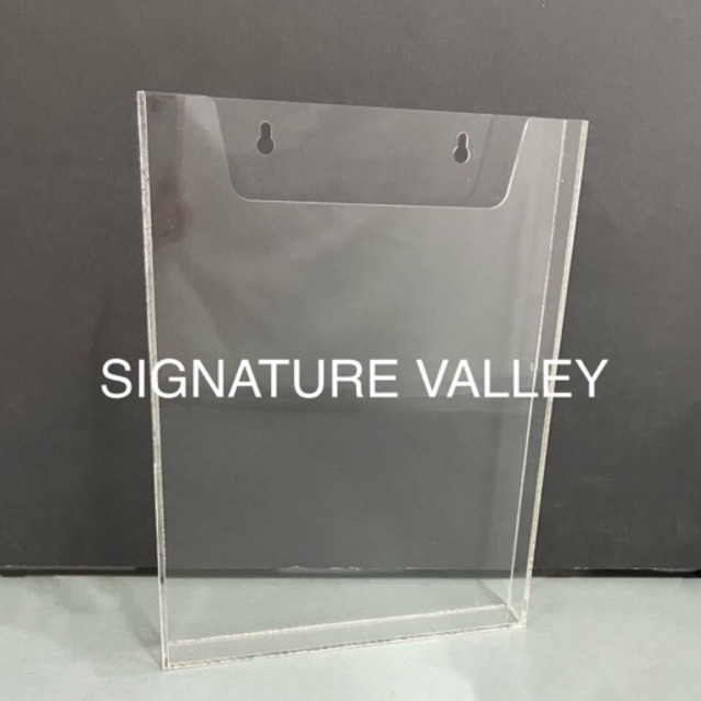 Acrylic A4 A5 Wall Mounted Document / Brochure Holder A009 | Shopee ...