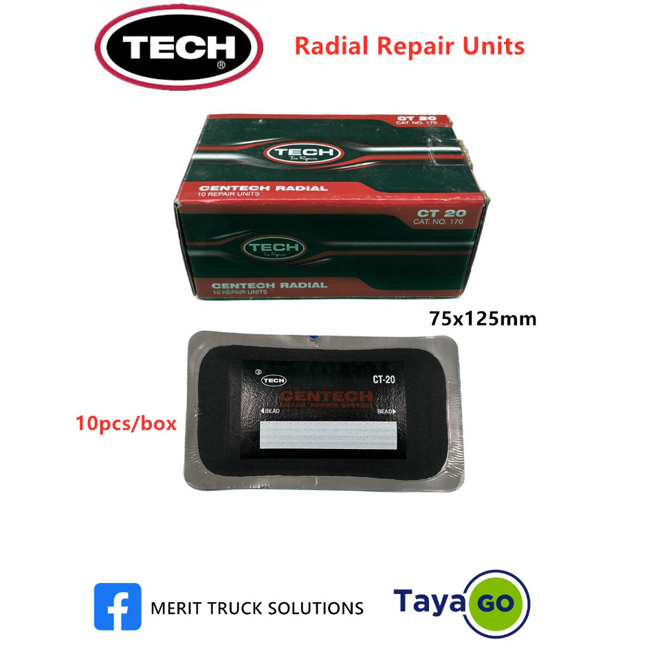 Tech Tire Radial Repair CT BP Tyre Penampal Tiptop CT10 CT10HD 12HD ...