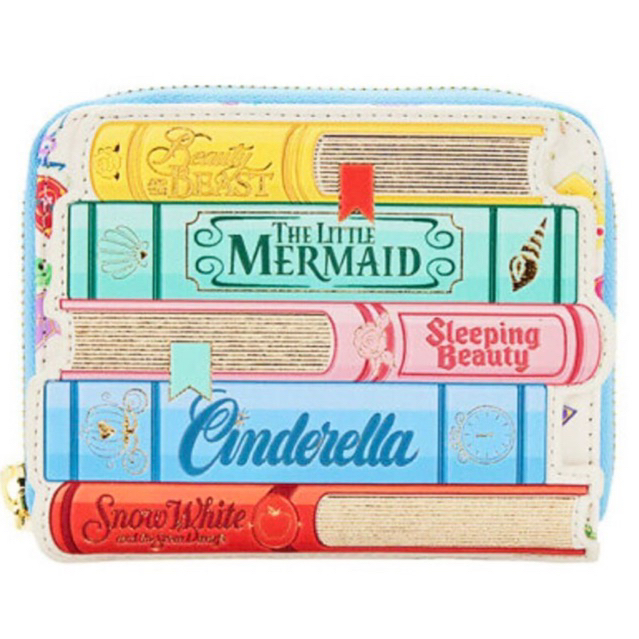 USA Disney Loungefly Princess Books Classic Wallet Purse Bag | Shopee ...