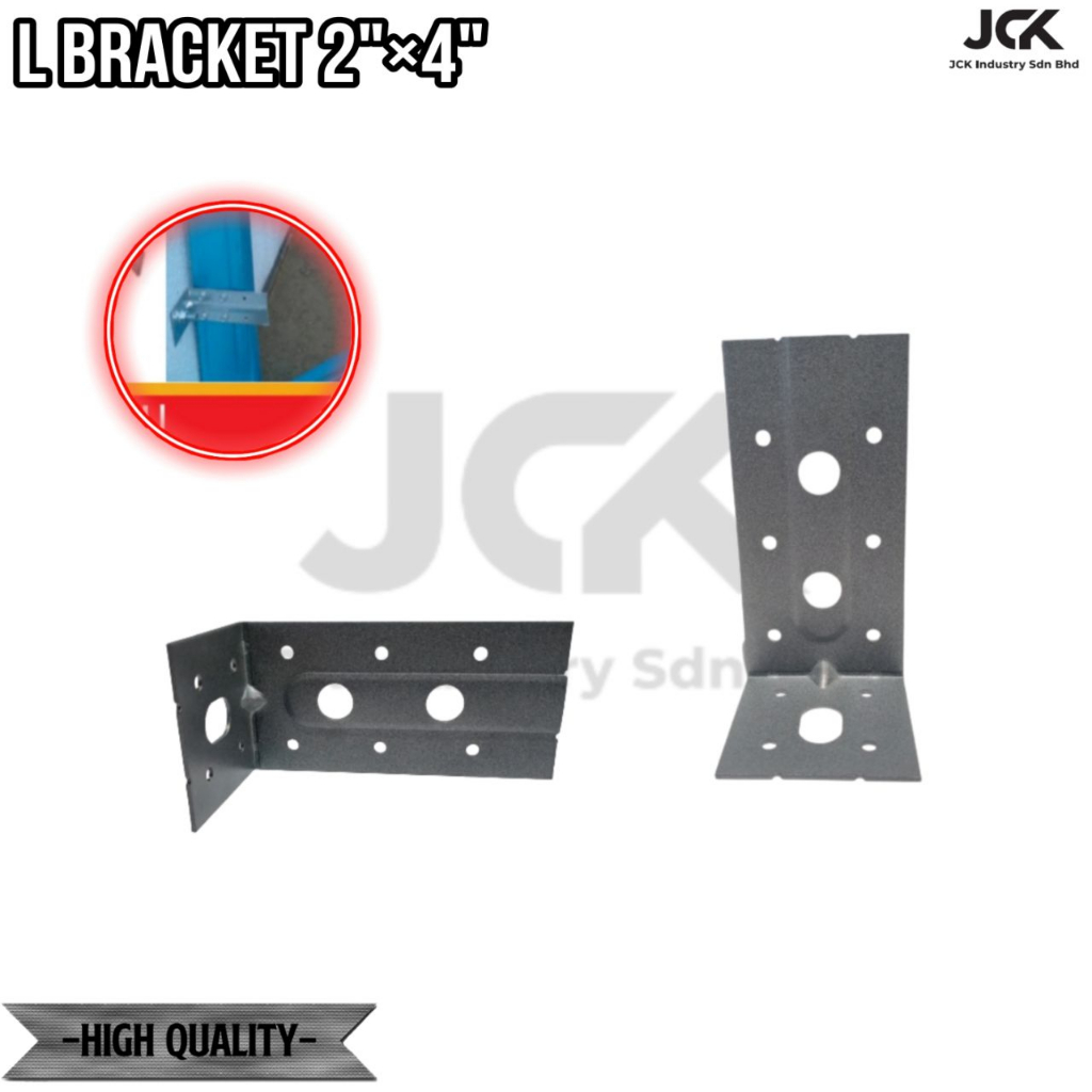 2" x 4" x 1.5mm L Bracket / L bracket besi atap (GI) | Shopee Malaysia