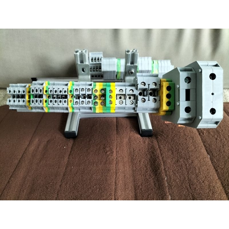 Power Distribution DIN Rail Universal Terminal Blocks Screw Panel Mount ...